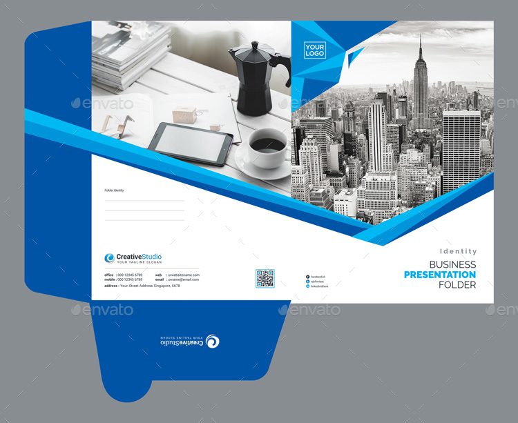 Folder Bundle 2 in 1, Print Templates | GraphicRiver