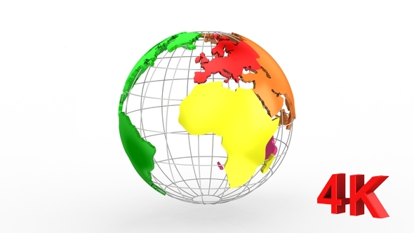 World Map Turns Into a Globe, Motion Graphics | VideoHive