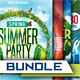 Summer Party Bundle, Print Templates | GraphicRiver