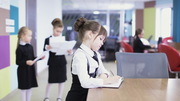School Children In Classroom, Stock Footage | VideoHive