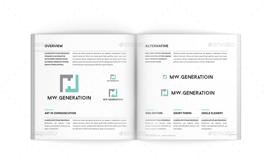 Clean Brand Manual, Print Templates | GraphicRiver