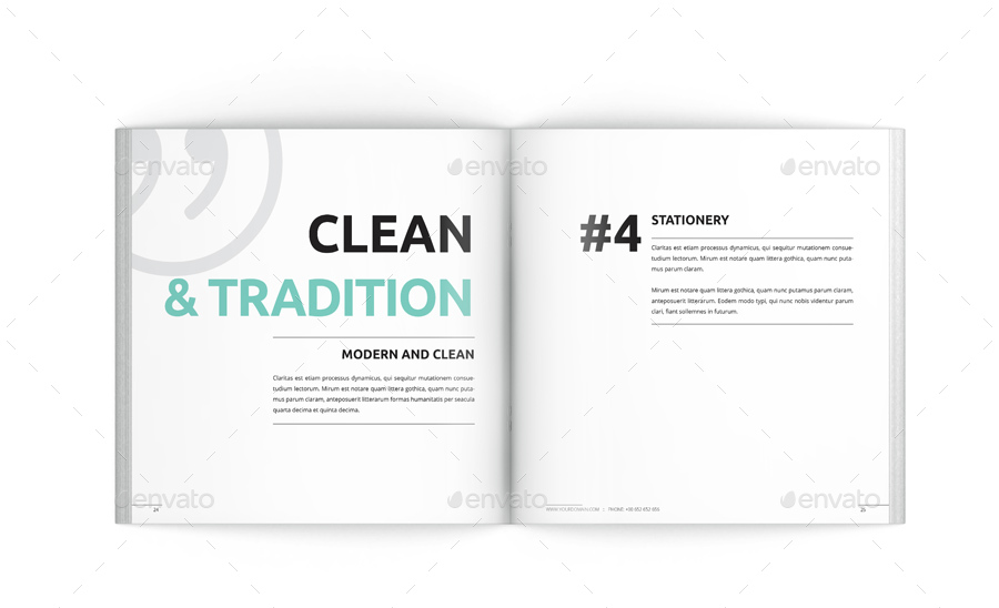 Clean Brand Manual, Print Templates | GraphicRiver