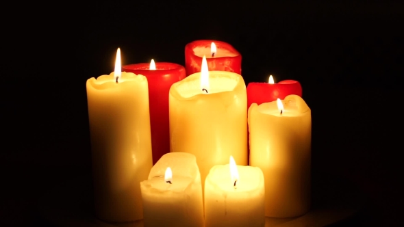 Candles Go Out, Stock Footage | VideoHive