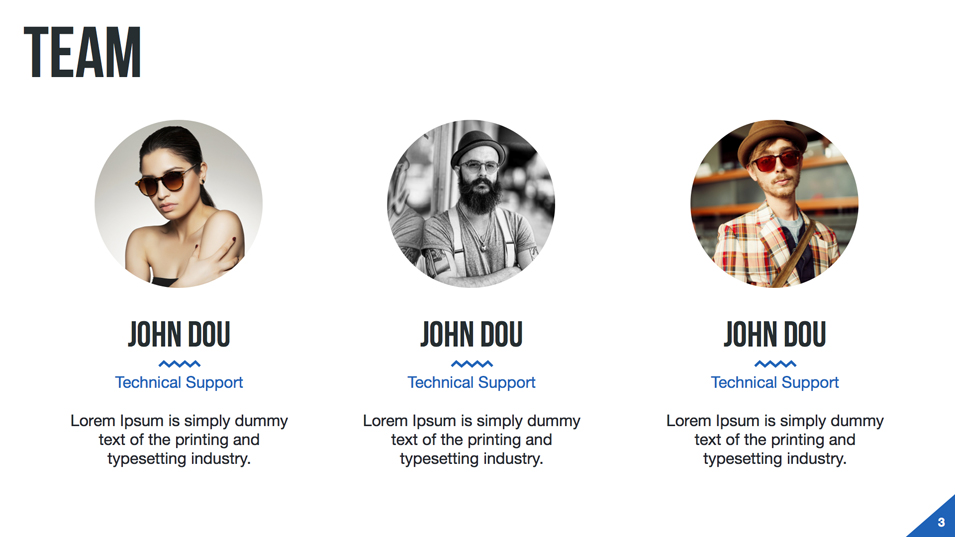 Basic Slides - PowerPoint Presentation Template, Presentation Templates