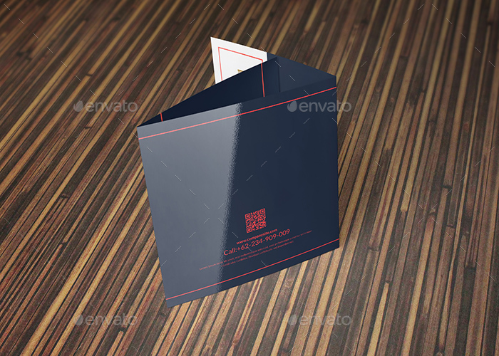Multi-Purpose Square Trifold Brochure Template 11, Print Templates