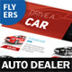 Auto Dealer Flyers – 4 Options by Mike_pantone | GraphicRiver