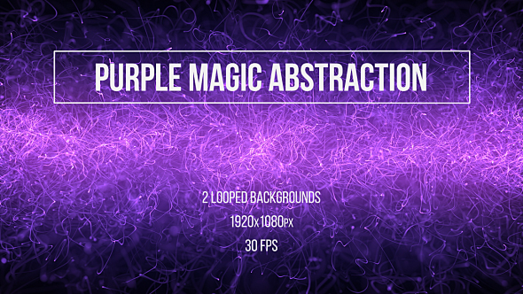Purple Magic Abstraction, Motion Graphics | VideoHive