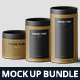 Paper Tube Packaging Mock-Up Bundle, Graphics | GraphicRiver