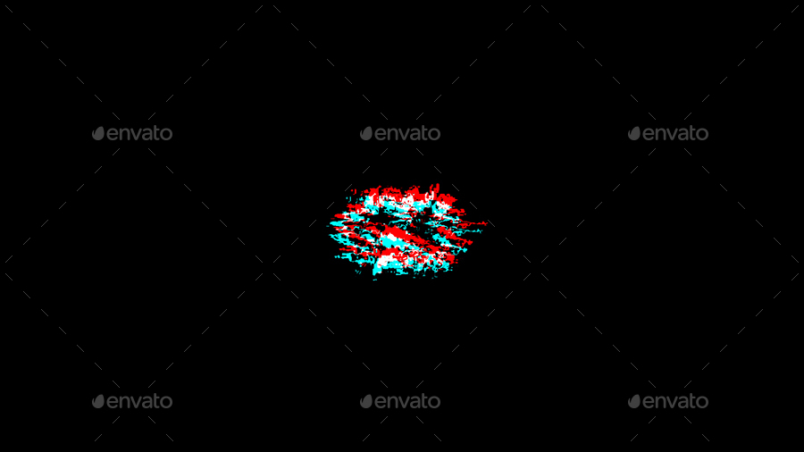 Interference / Glitch Logo Intro / Photoshop Action, Graphics ...