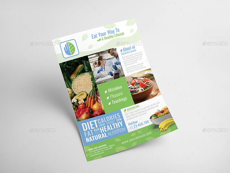 Dietitian/ FlyerTemplate, Print Templates | GraphicRiver