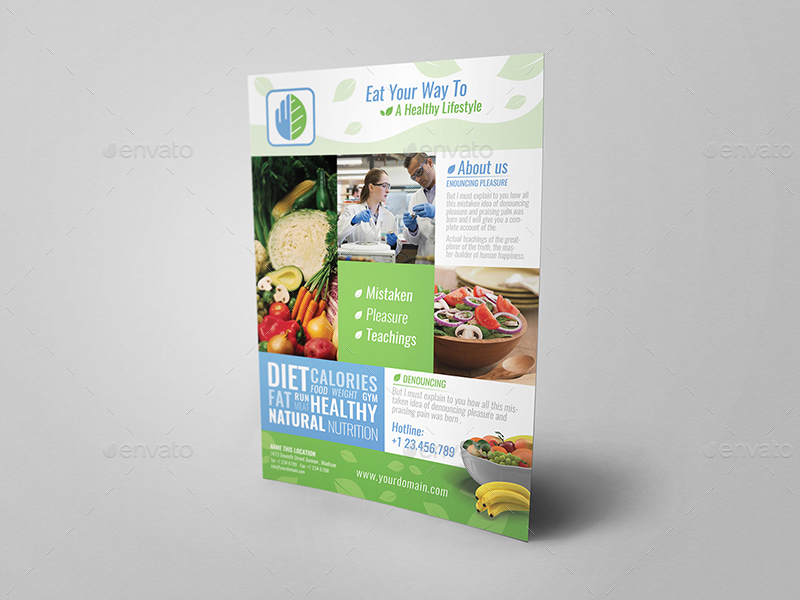 Dietitian/ FlyerTemplate, Print Templates | GraphicRiver