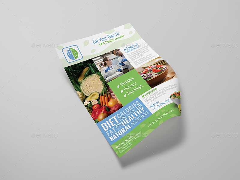 Dietitian/ FlyerTemplate, Print Templates | GraphicRiver