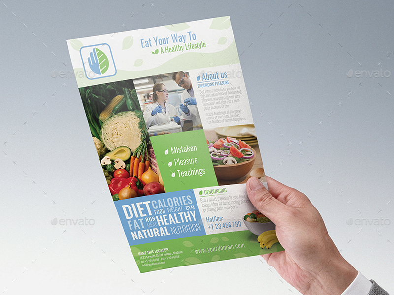 Dietitian/ FlyerTemplate, Print Templates | GraphicRiver