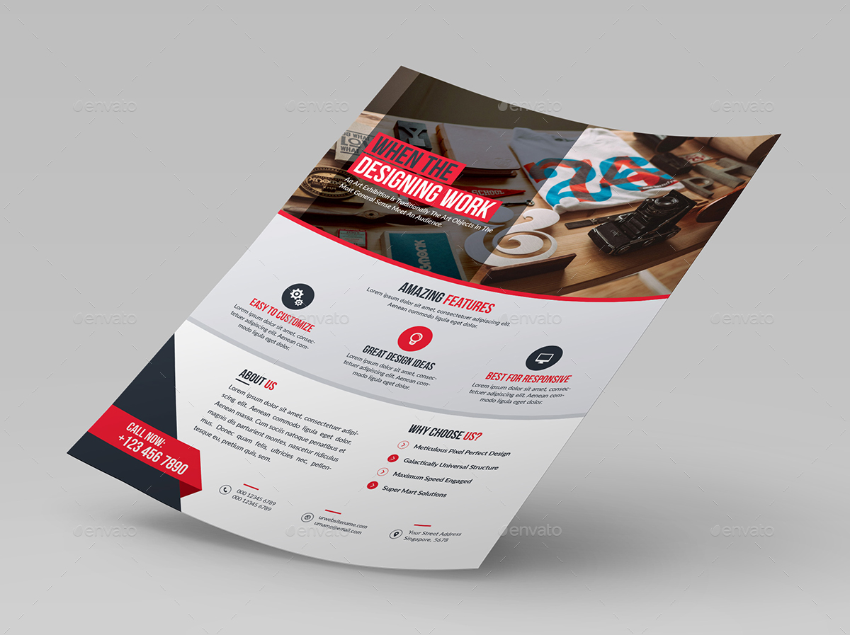 Web Design Flyer, Print Templates | GraphicRiver