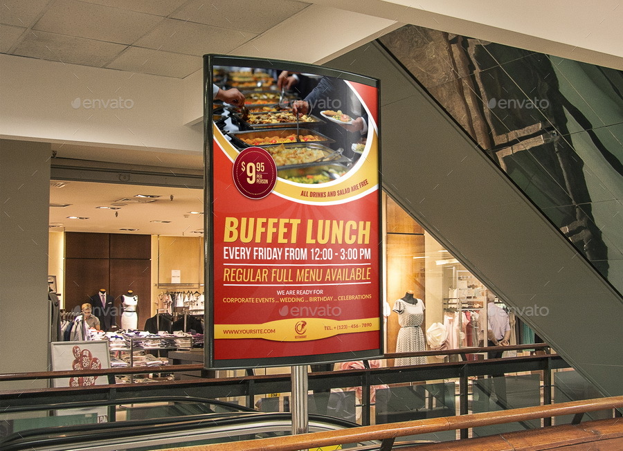 Restaurant Poster Template Vol.9, Print Templates | GraphicRiver