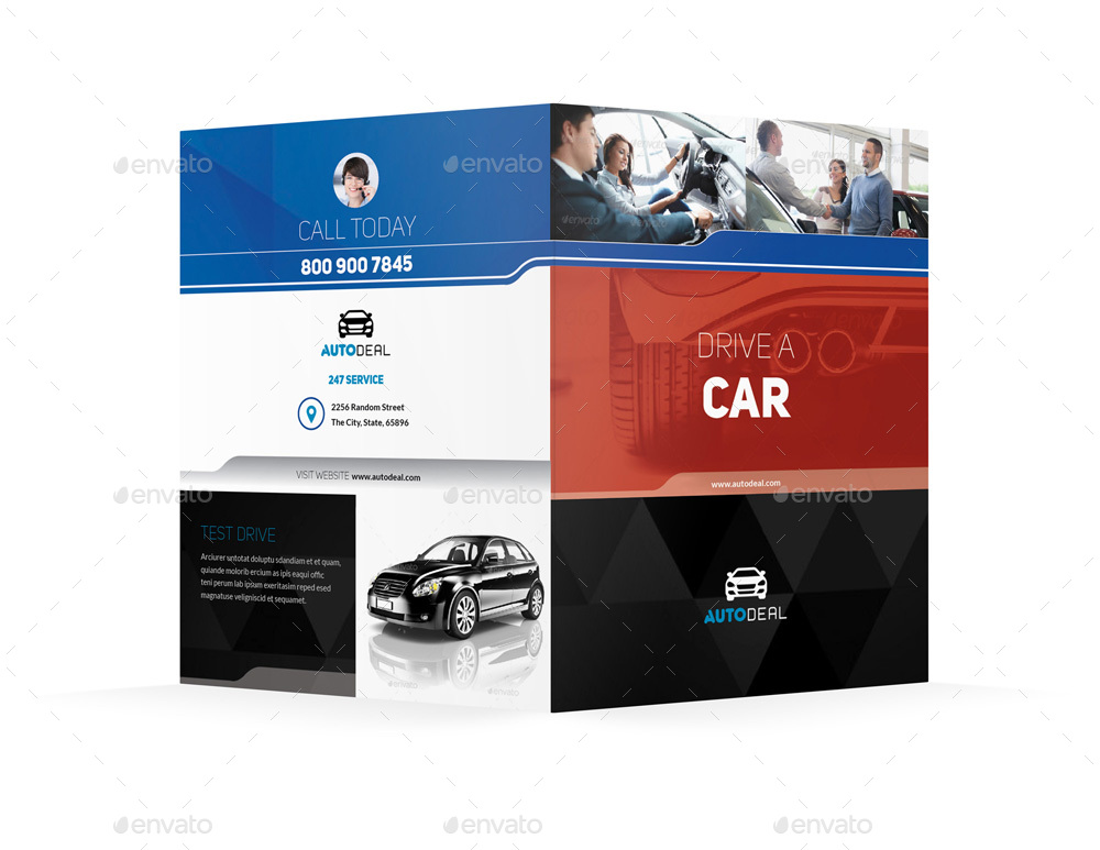Auto Dealer Print Bundle, Print Templates | GraphicRiver