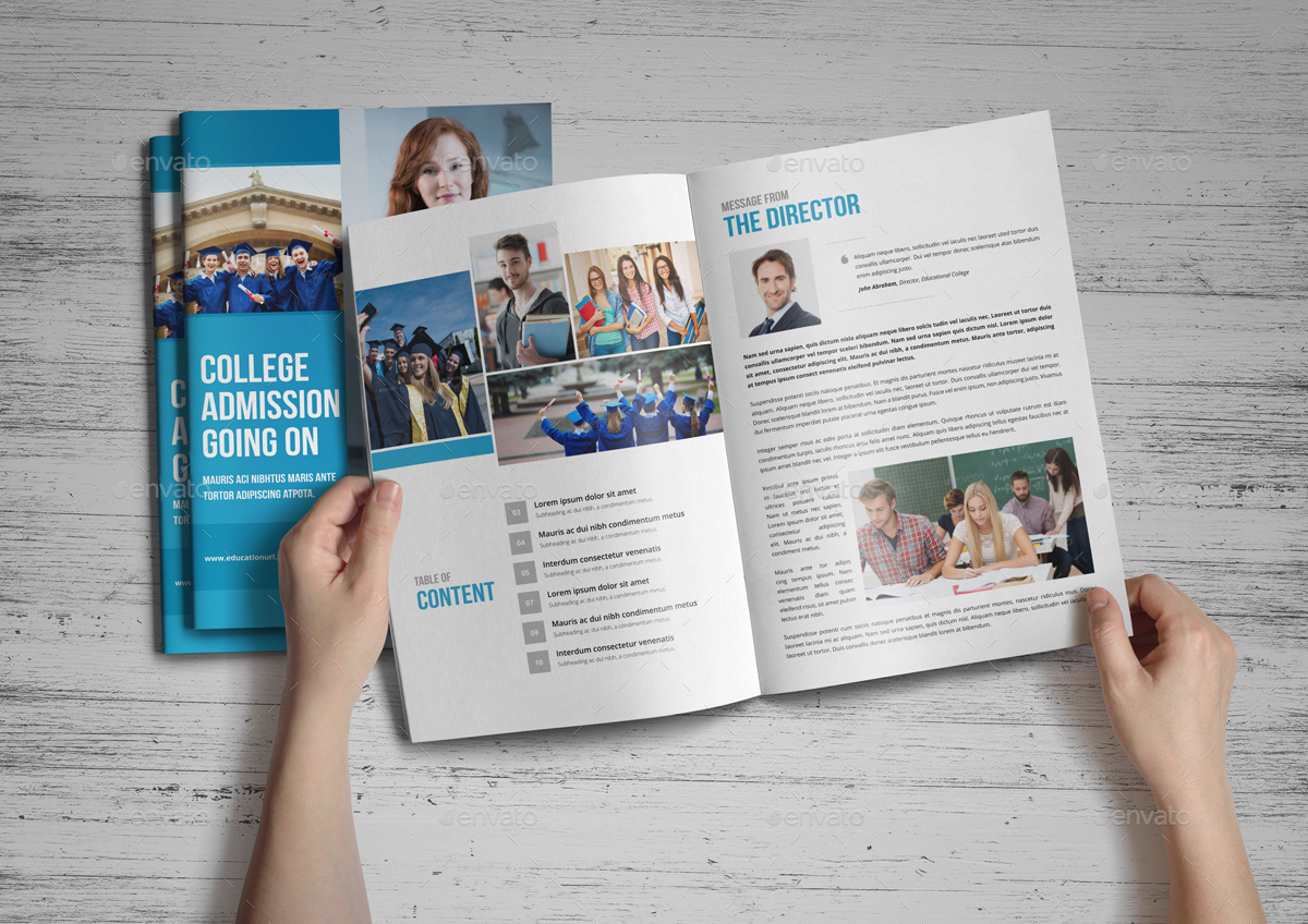 Education Prospectus Brochure Design v1, Print Templates | GraphicRiver