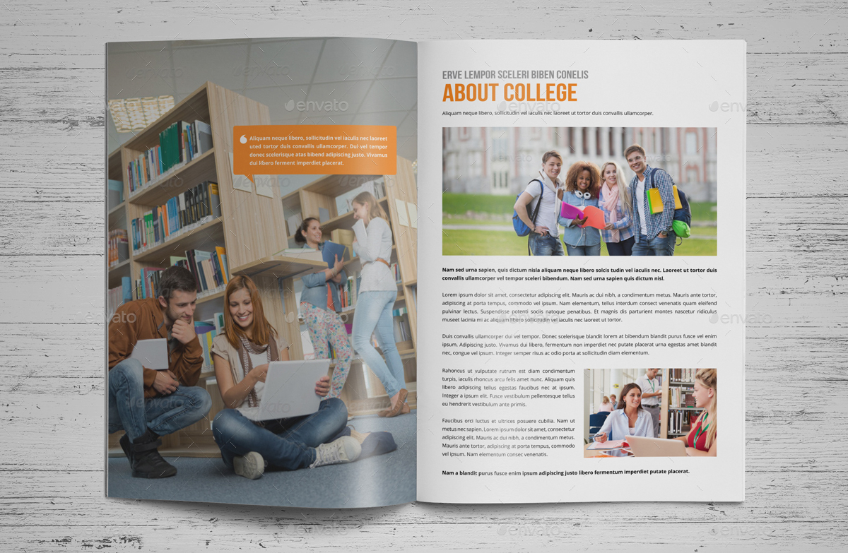 Education Prospectus Brochure Design v1, Print Templates | GraphicRiver