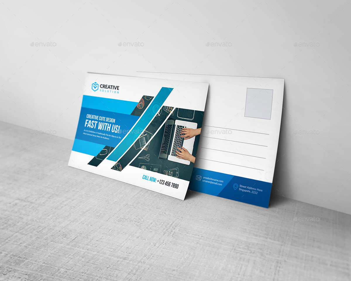 Pro_Postcard Template, Print Templates | GraphicRiver
