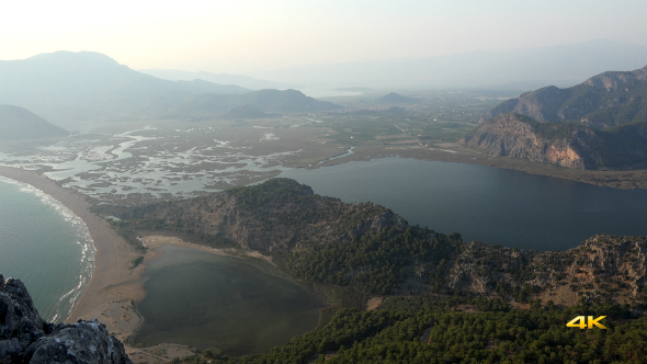Delta and Lake, Stock Footage | VideoHive