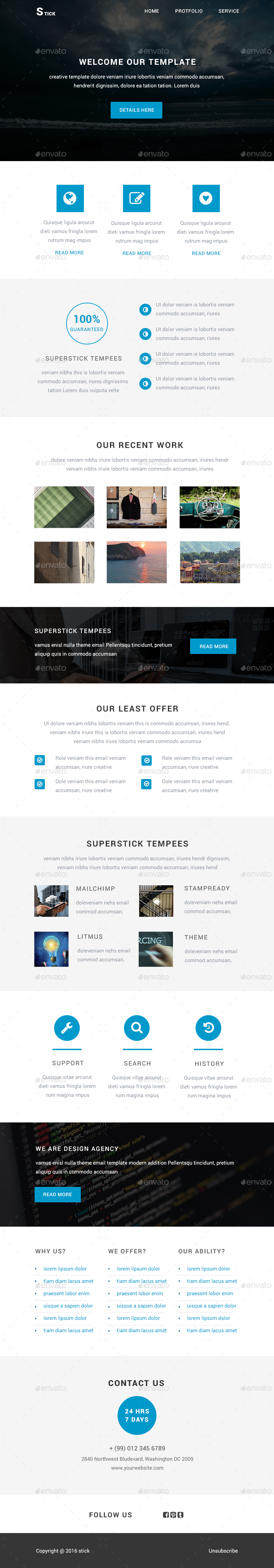 Stick - Email Template, Web Elements | GraphicRiver