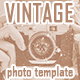 Vintage Old Photo Template, Graphics | GraphicRiver