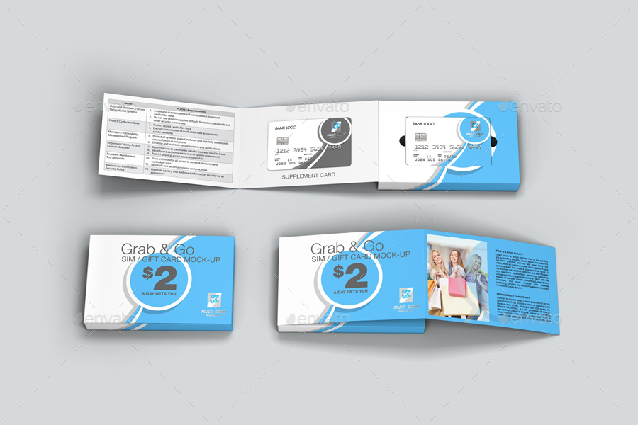 Multi-Card Mock-up v4, Graphics | GraphicRiver