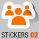 Stickers - Office And Business Icons 02, Icons | GraphicRiver
