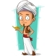 Cartoon Young Aladdin with Gold Lamp, Vectors | GraphicRiver
