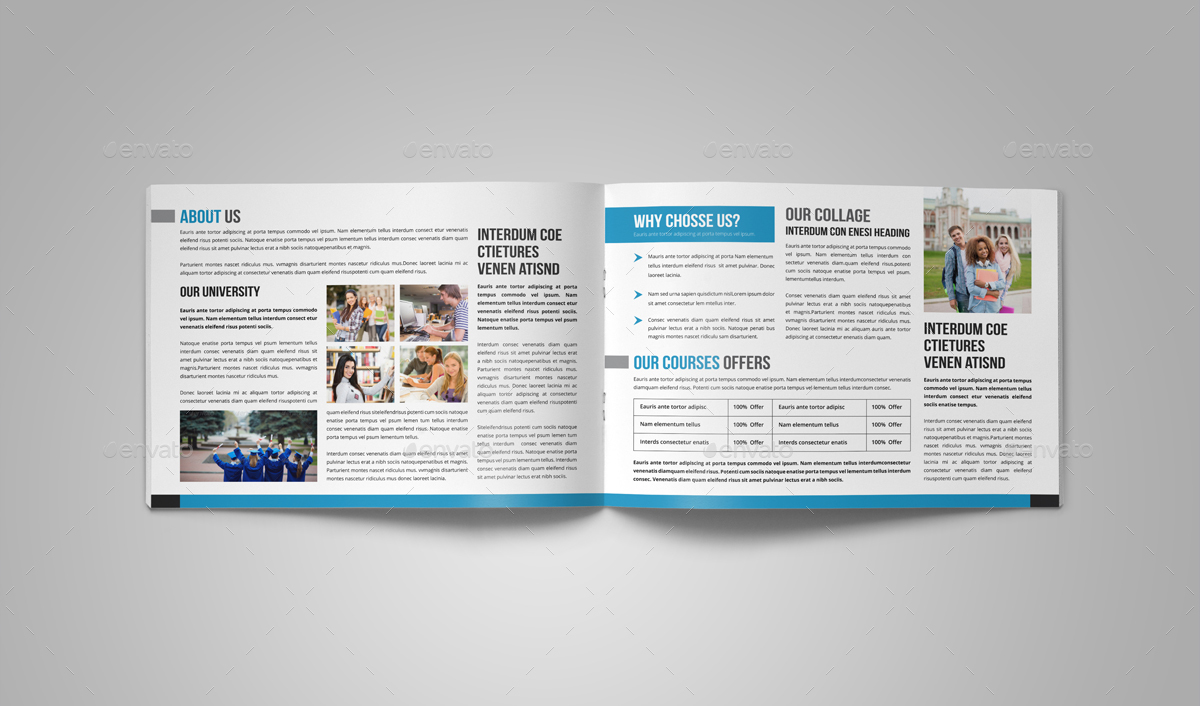 Education Brochure Design v2, Print Templates | GraphicRiver