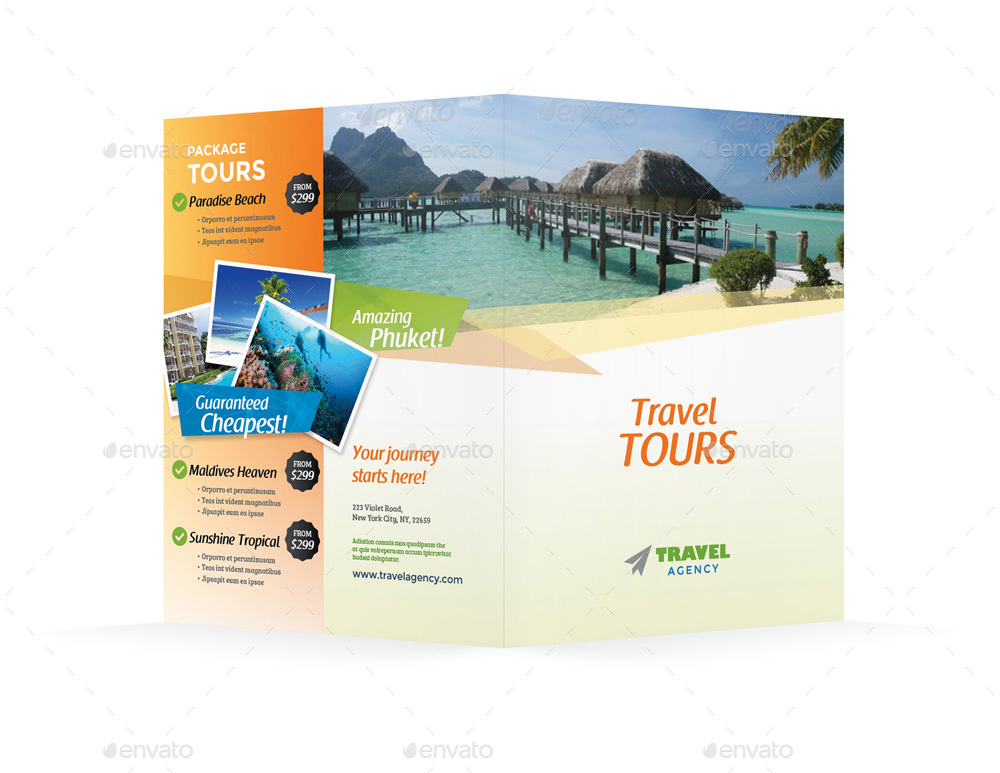 Travel Holiday Print Bundle, Print Templates | GraphicRiver