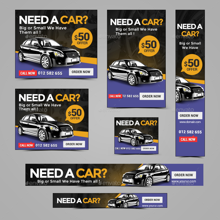 Car Dealership Banners by Hyov | GraphicRiver