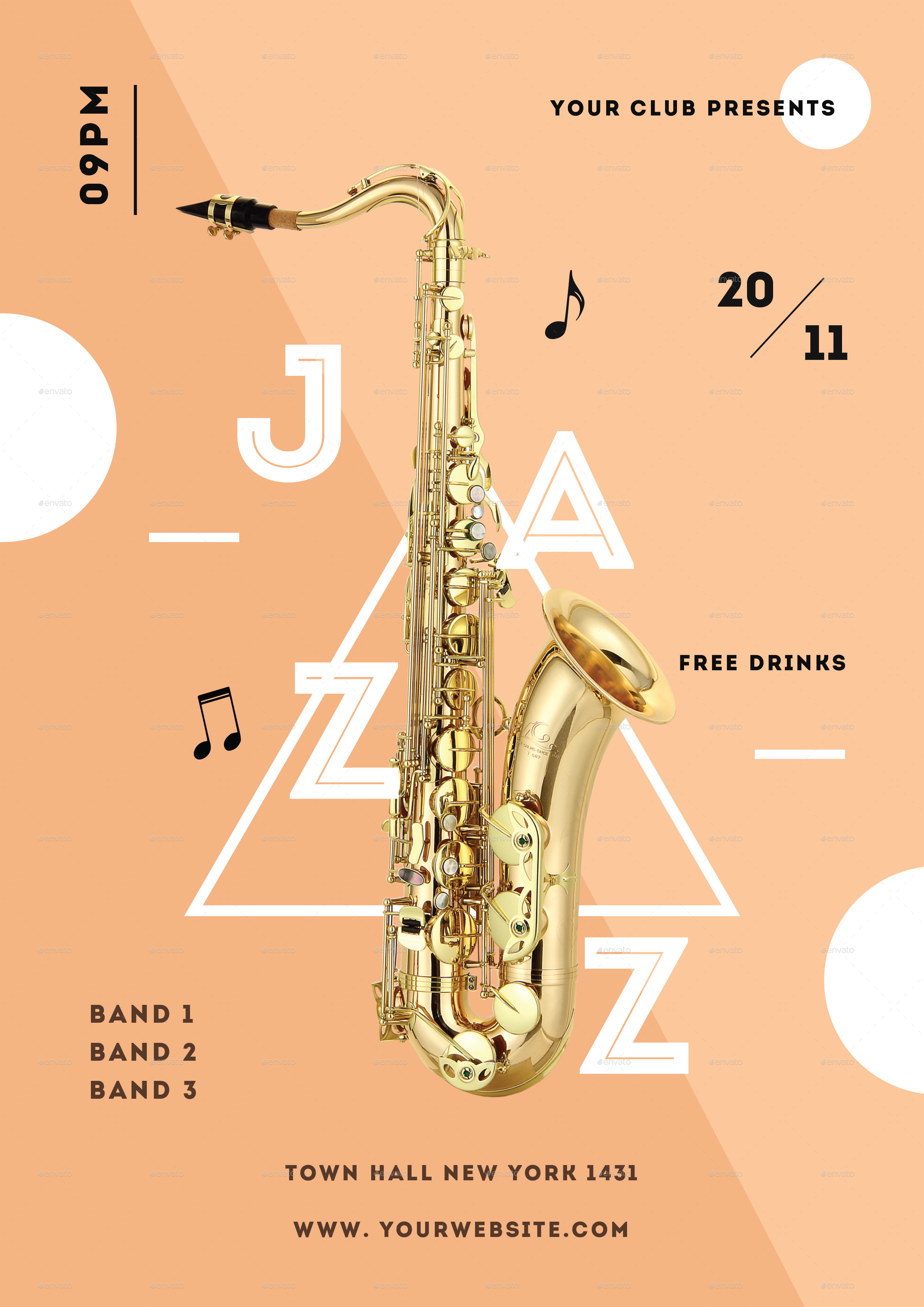 Jazz Flyer, Print Templates | GraphicRiver