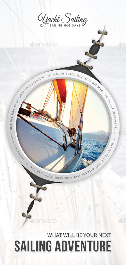 4 in 1 DL Yacht Sailing Flyer Bundle, Print Templates | GraphicRiver