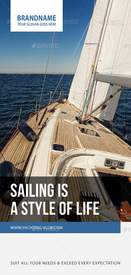 4 in 1 DL Yacht Sailing Flyer Bundle, Print Templates | GraphicRiver