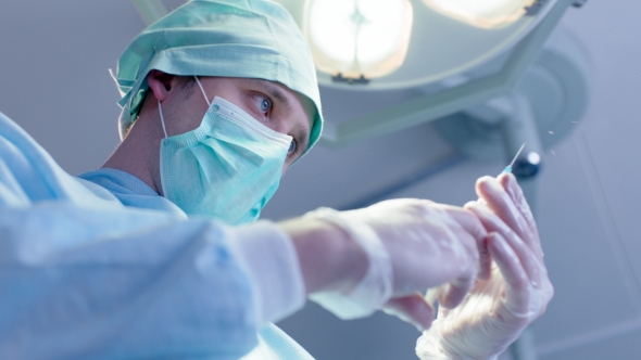 Doctor Preparing A Remedy For Injection Stock Footage Videohive