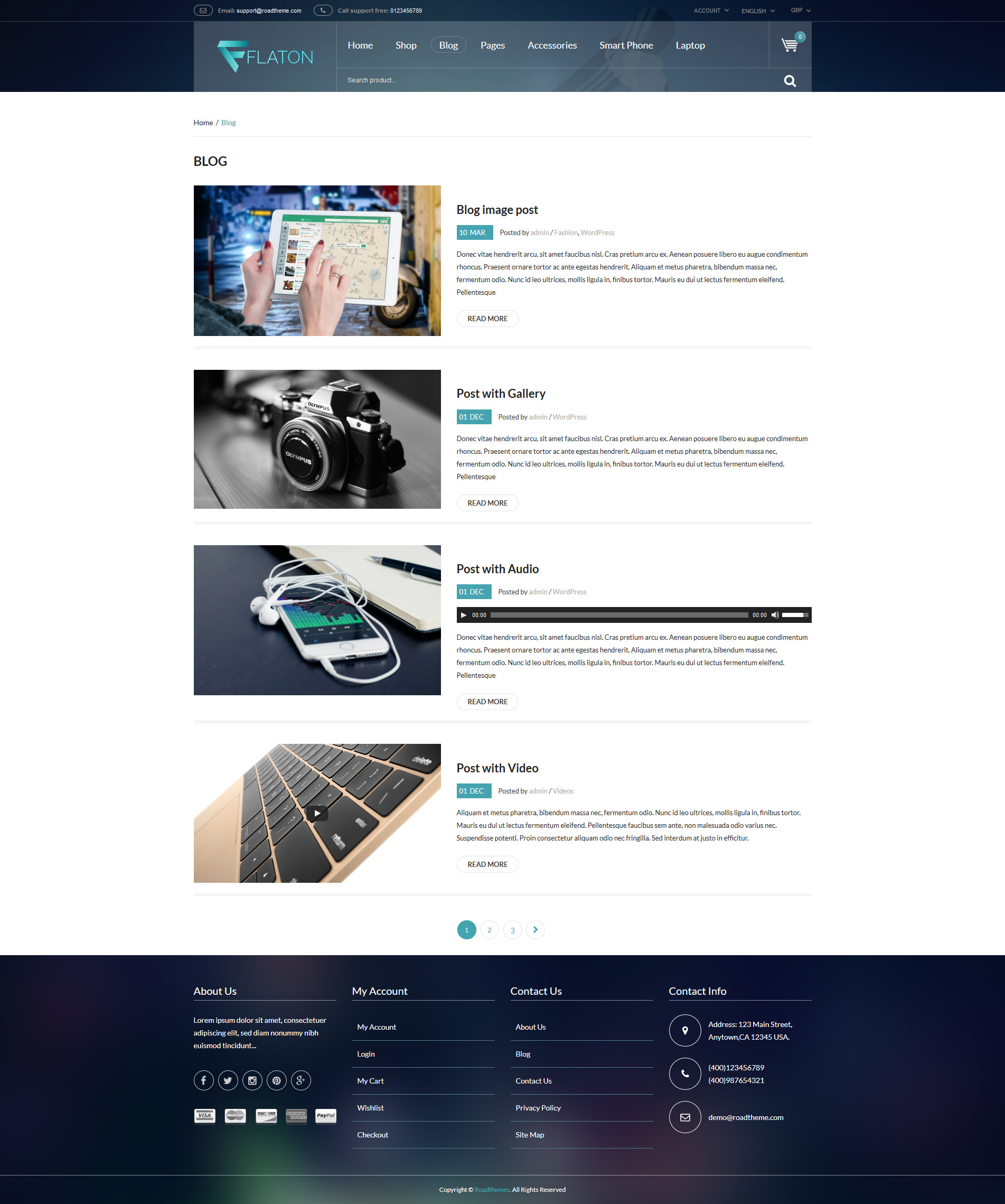 Flaton - WooCommerce Responsive Digital Theme by roadthemes | ThemeForest