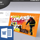 Camp Post Card , Print Templates | GraphicRiver
