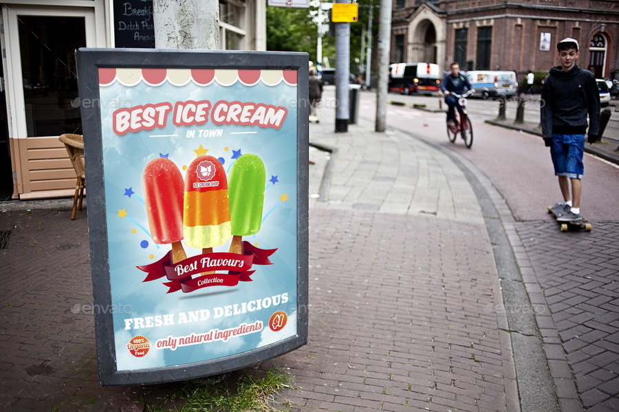 Ice Cream Advertising Bundle Vol.4, Print Templates | GraphicRiver