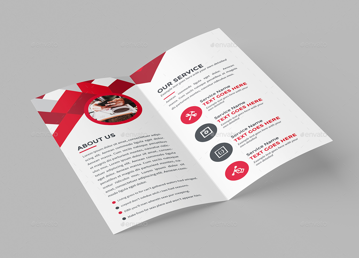 DL Bi-Fold Flyers, Print Templates | GraphicRiver