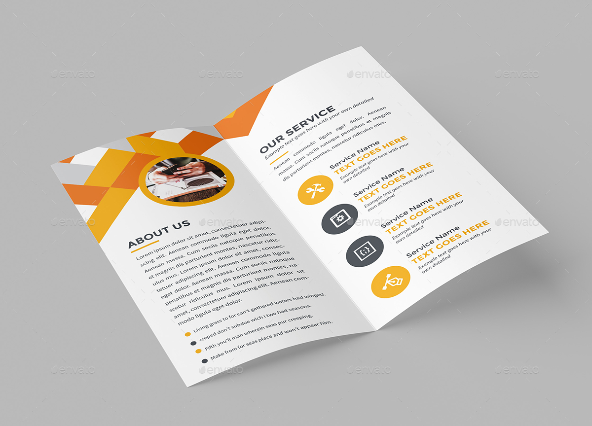 DL Bi-Fold Flyers, Print Templates | GraphicRiver