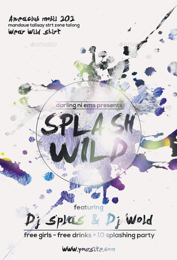 Wild Splash Flyer, Print Templates | GraphicRiver