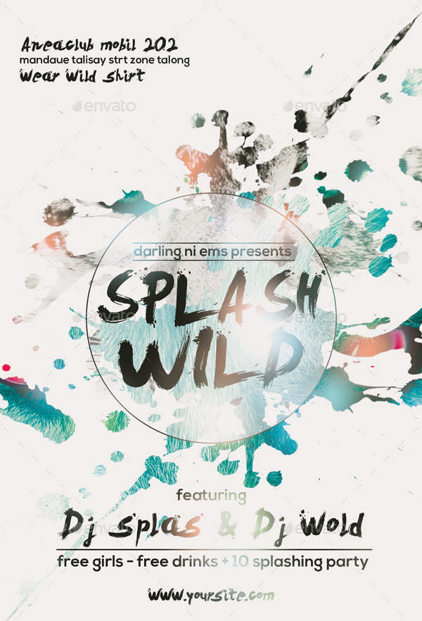 Wild Splash Flyer, Print Templates | GraphicRiver