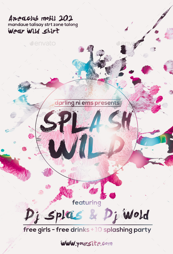 Wild Splash Flyer, Print Templates | GraphicRiver
