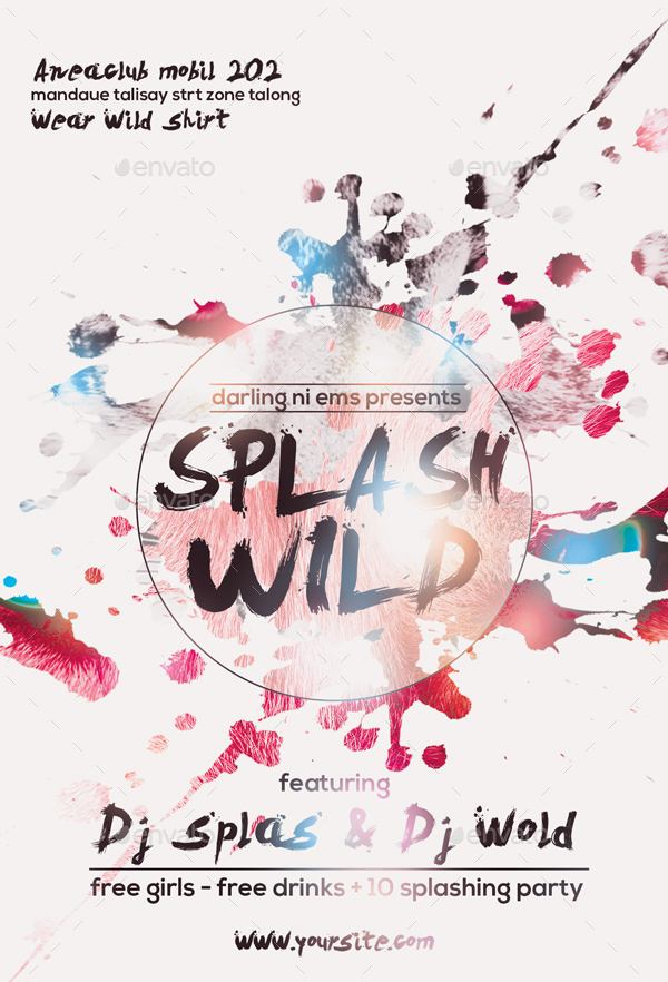 Wild Splash Flyer, Print Templates | GraphicRiver