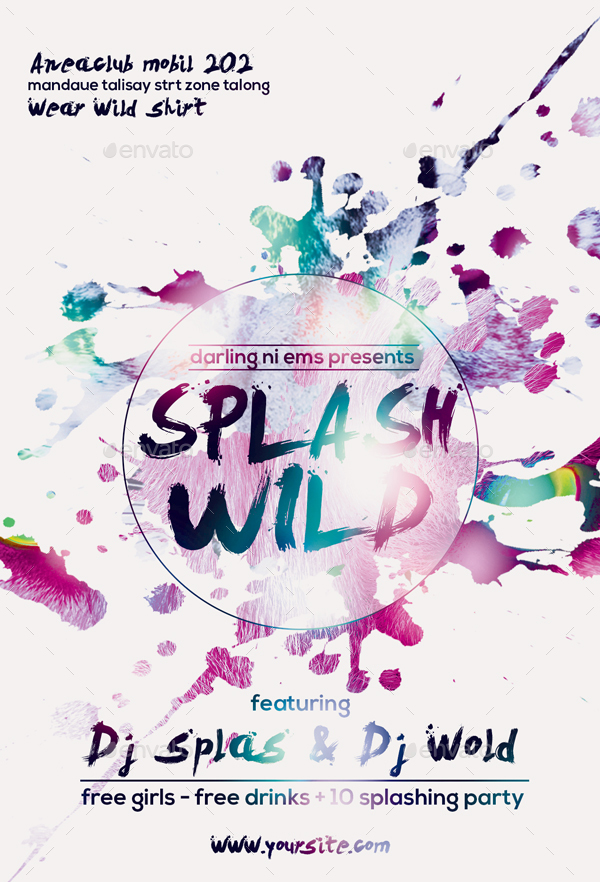 Wild Splash Flyer, Print Templates | GraphicRiver