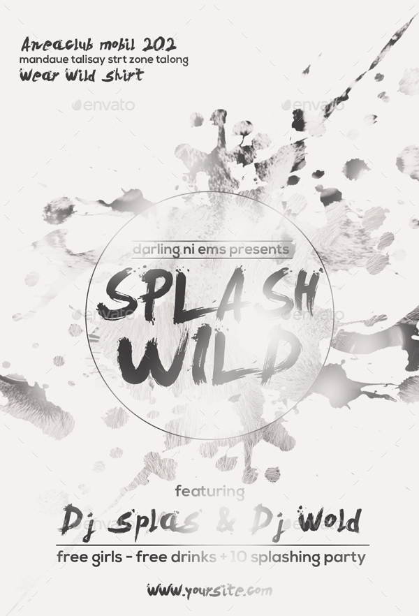 Wild Splash Flyer, Print Templates | GraphicRiver