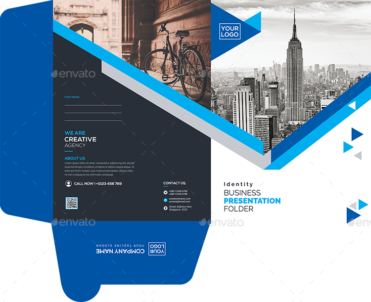 Folder Bundle 2 in 1, Print Templates | GraphicRiver