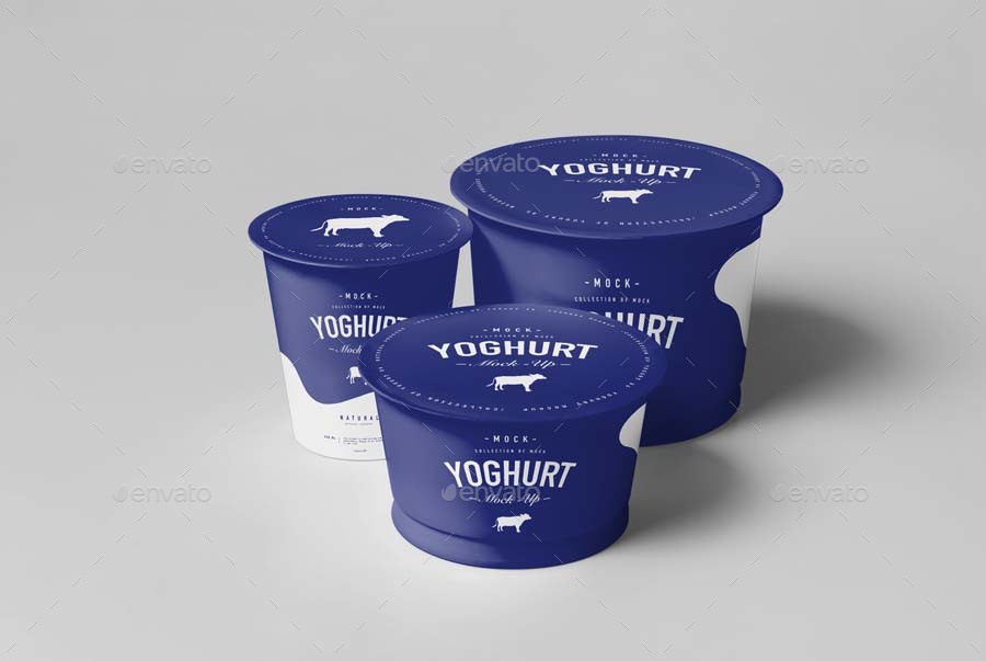 Yoghurt Mock-up 3, Graphics | GraphicRiver