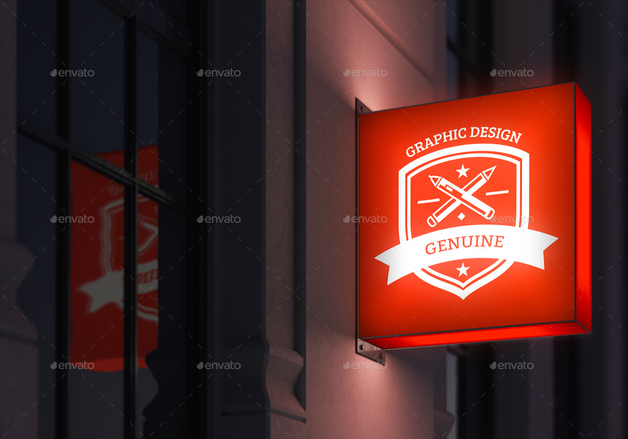 Signage & Logo Mock-up, Graphics | GraphicRiver